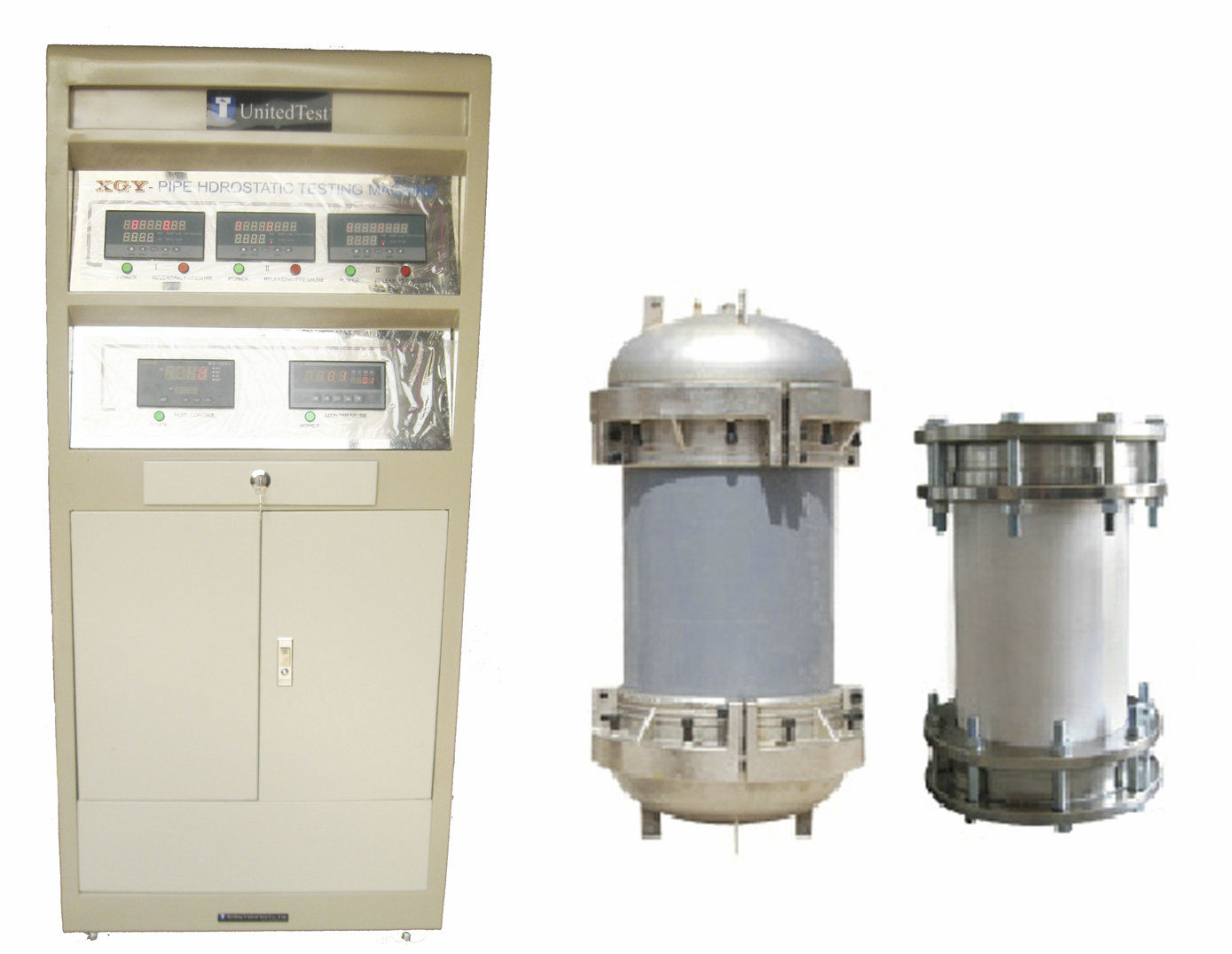 Hydrostatic pressure testing machine / hydraulic / for pipes - RITM ... Hydrostatic pressure testing machine / hydraulic / for pipes - RITM ...