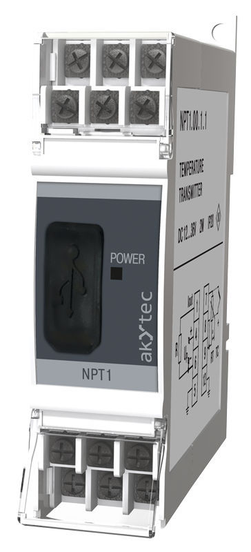 DIN rail mount temperature transmitter / thermocouple / USB - RITM Industry DIN rail mount temperature transmitter / thermocouple / USB - RITM Industry